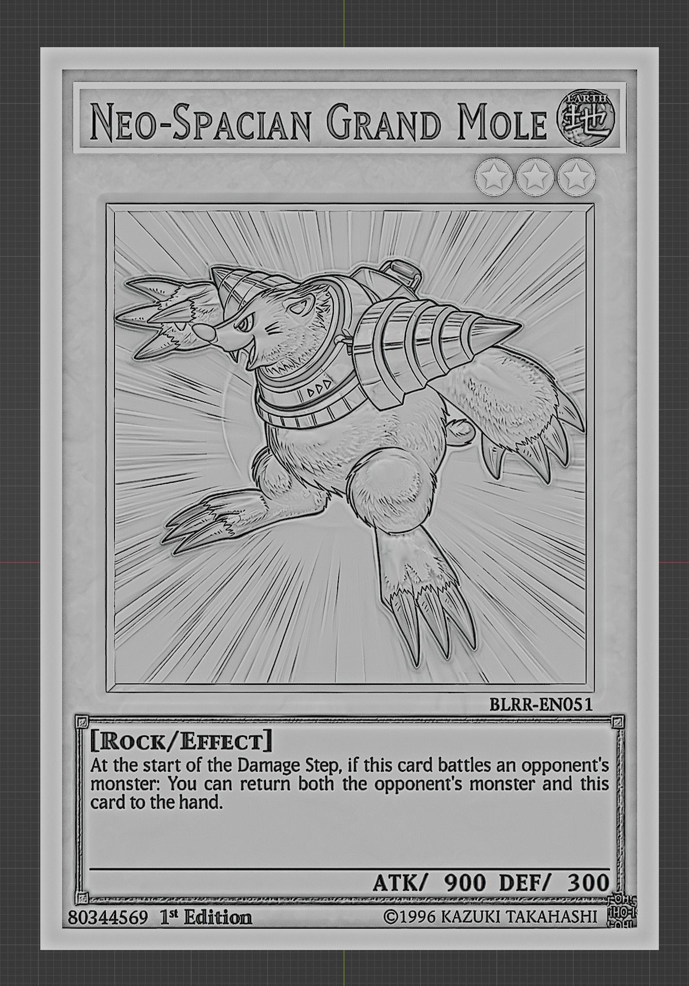 NEO-SPACIAN GRAND MOLE - YUGIOH 3D model 3D printable | CGTrader