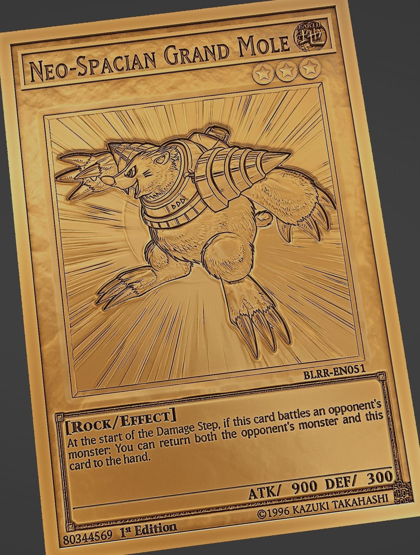 NEO-SPACIAN GRAND MOLE - YUGIOH 3D model 3D printable | CGTrader
