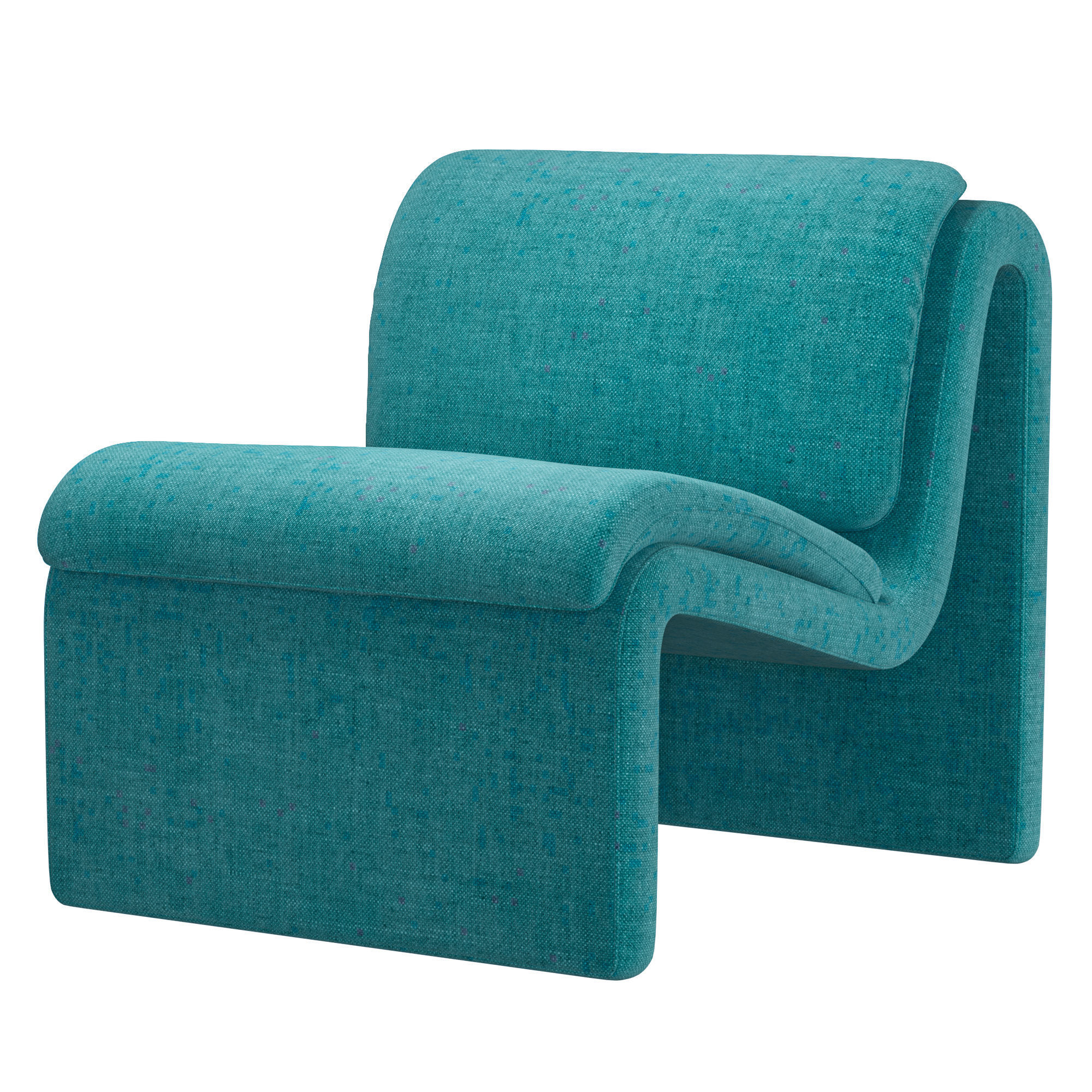 3D model Wally Curvature Chair VR / AR / low-poly | CGTrader