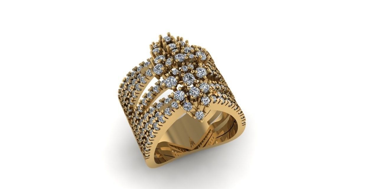 Rings 3D model 3D printable | CGTrader