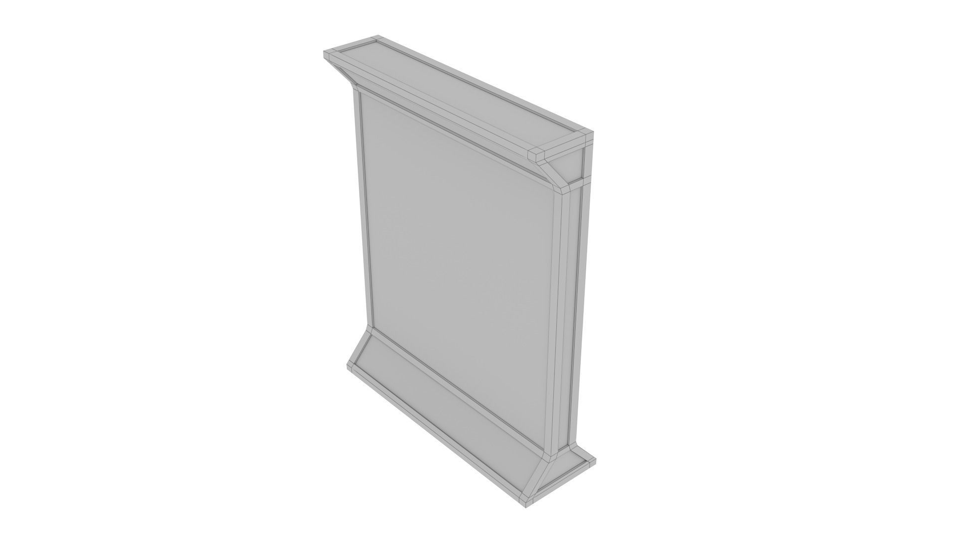 Concrete Wall Barricade Barrier 3D model | CGTrader