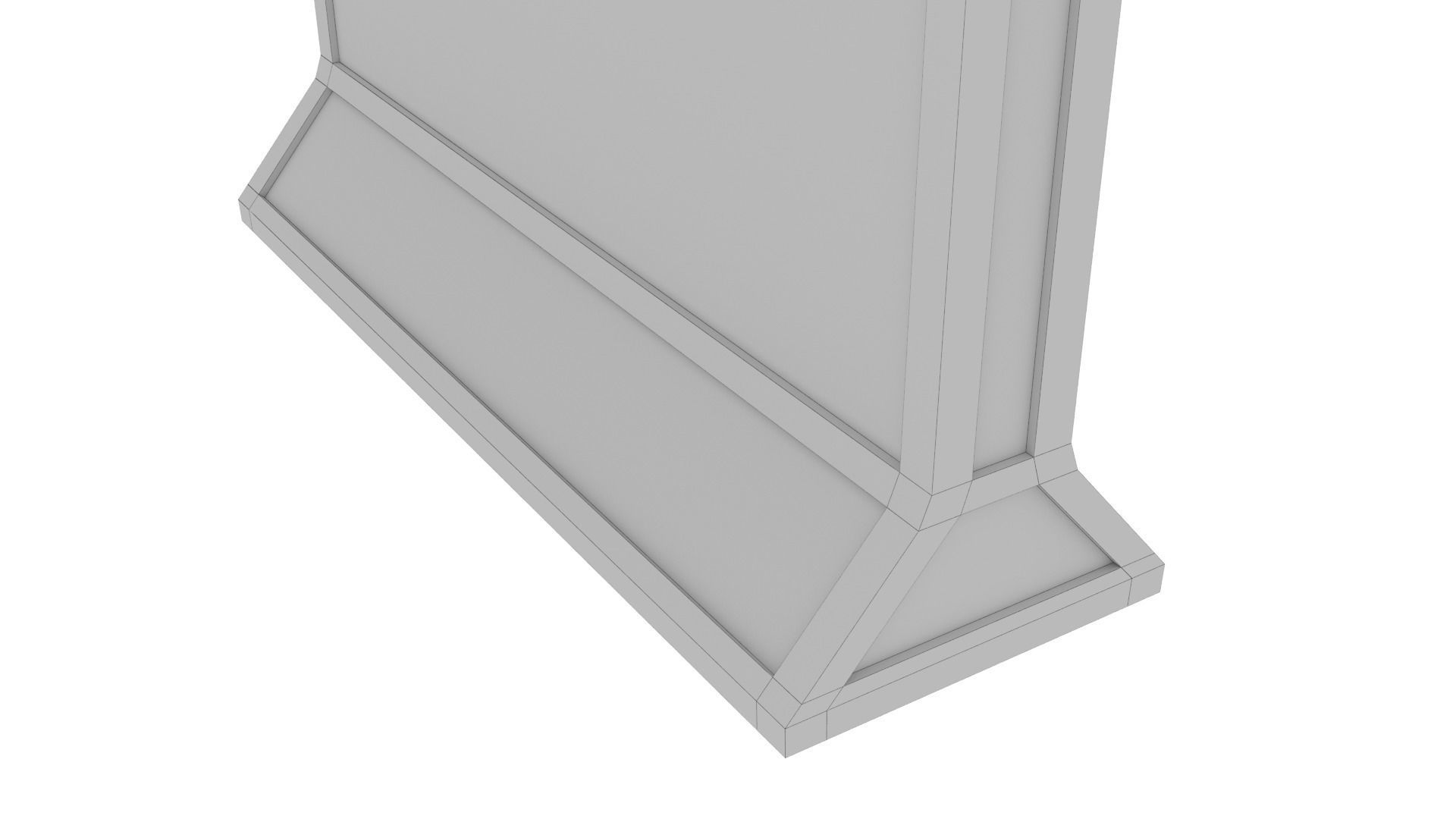 Concrete Wall Barricade Barrier 3D model | CGTrader