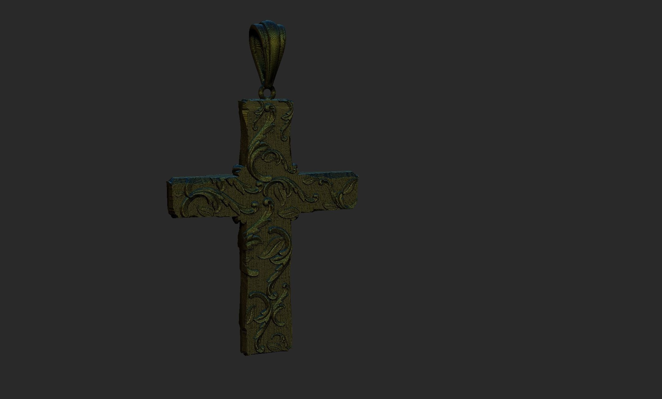 stylized cross 2 3D model 3D printable | CGTrader