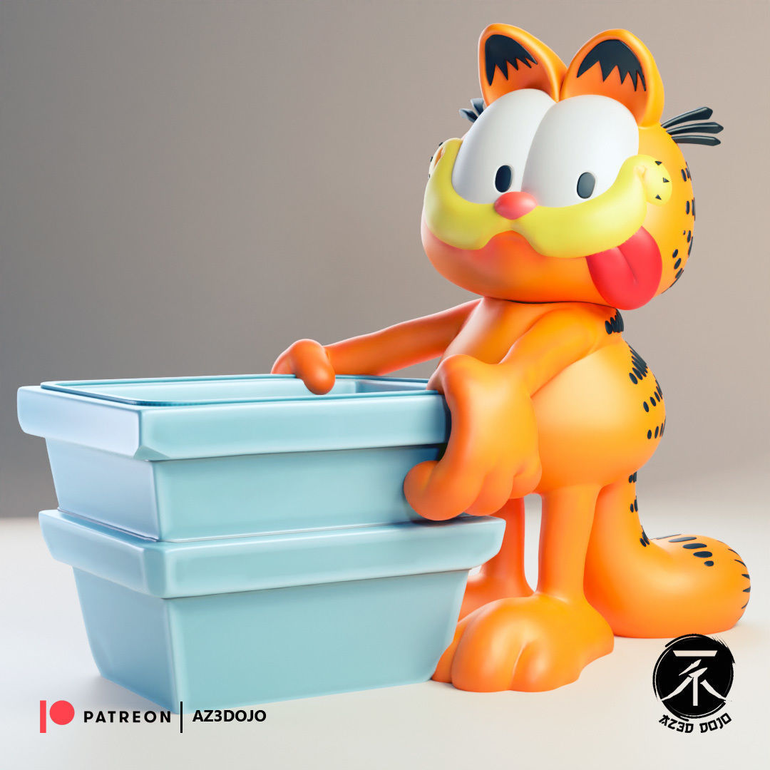 Garfield for 3D Printing 3D model 3D printable | CGTrader