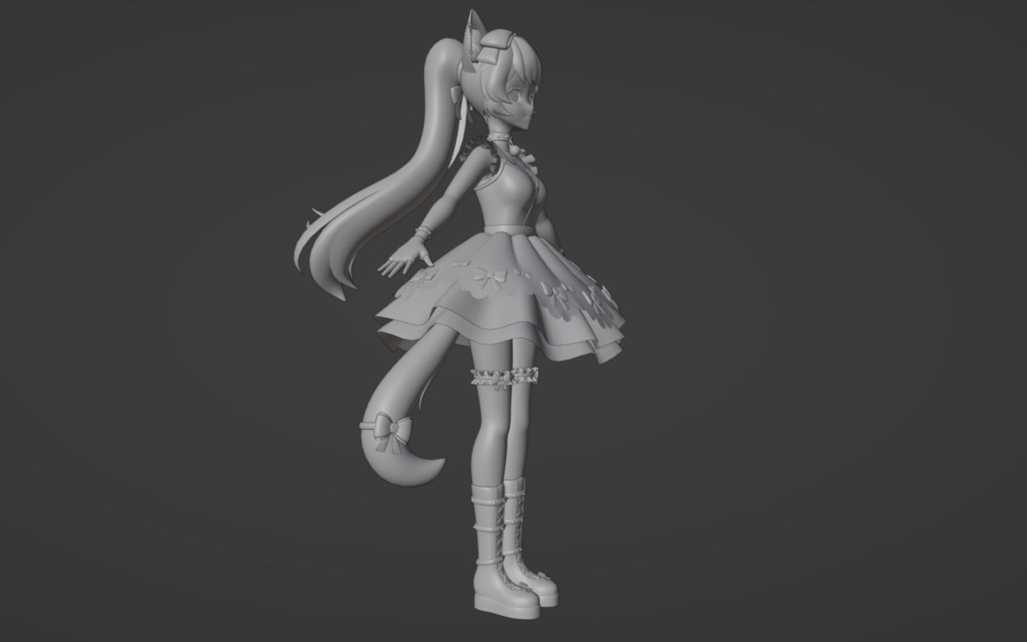 Anime Character - Unique 6 3D model | CGTrader
