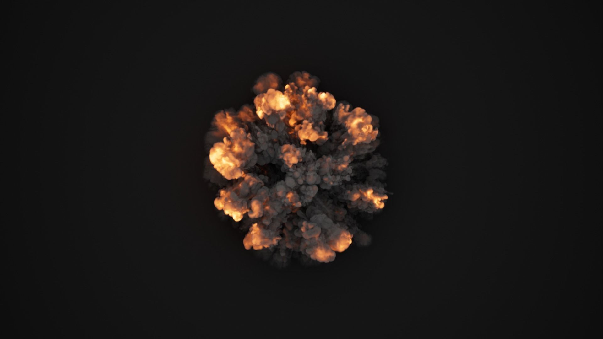 Super Realistic Explosion 1 Trial version free 3D model animated | CGTrader