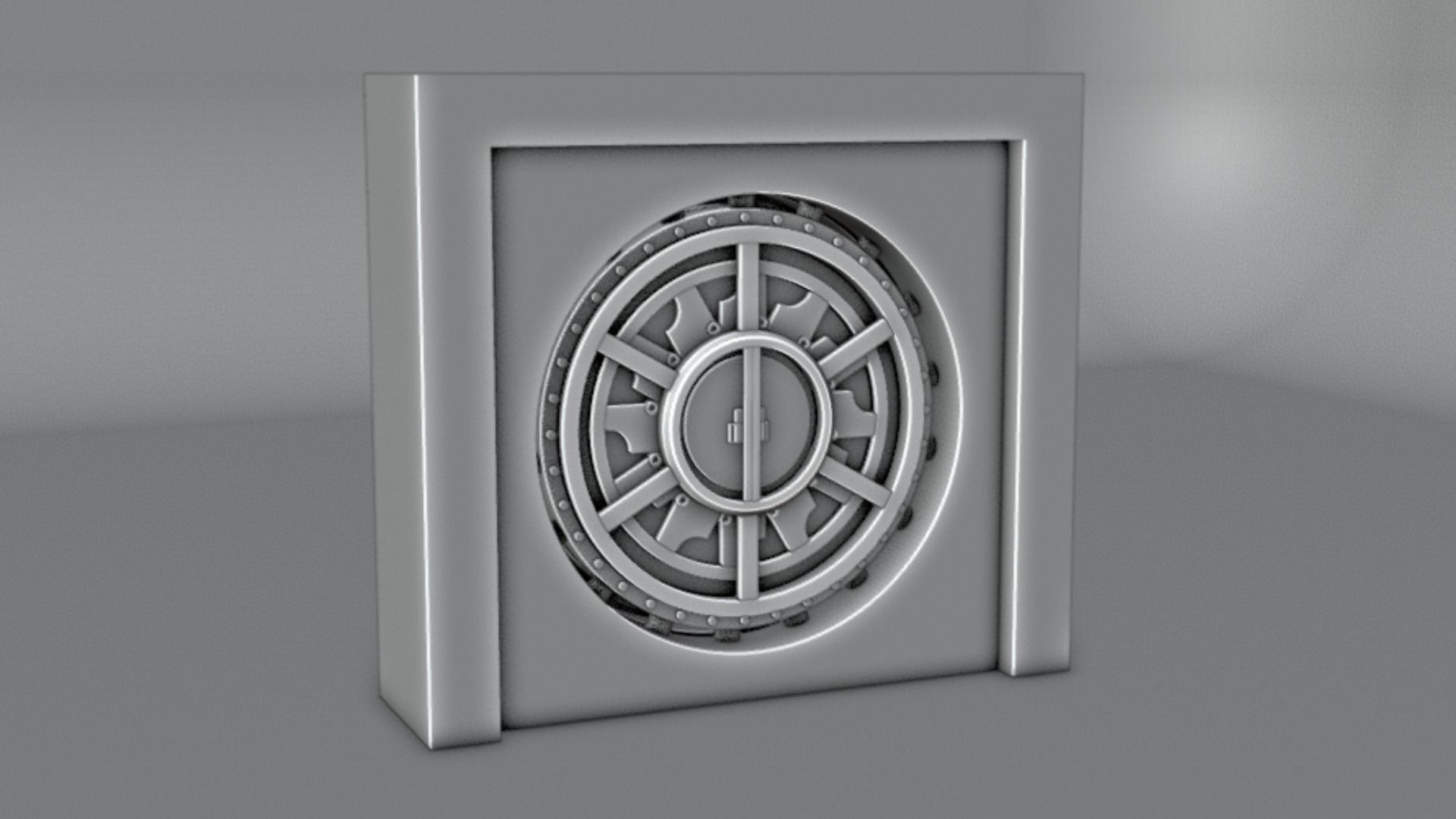 3D model metal vault VR / AR / low-poly | CGTrader