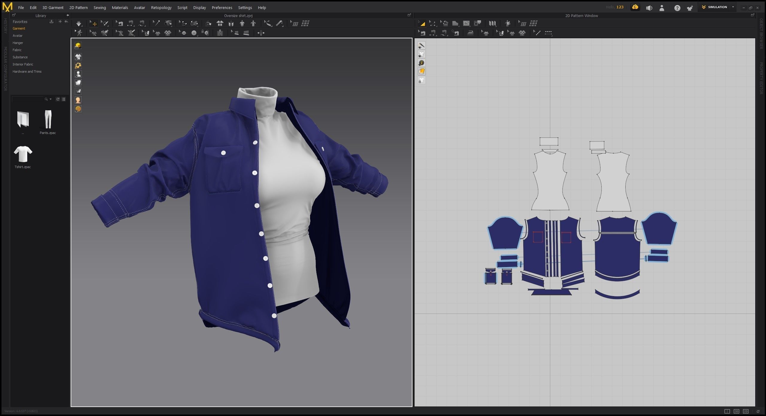 Oversize shirt 3D model | CGTrader