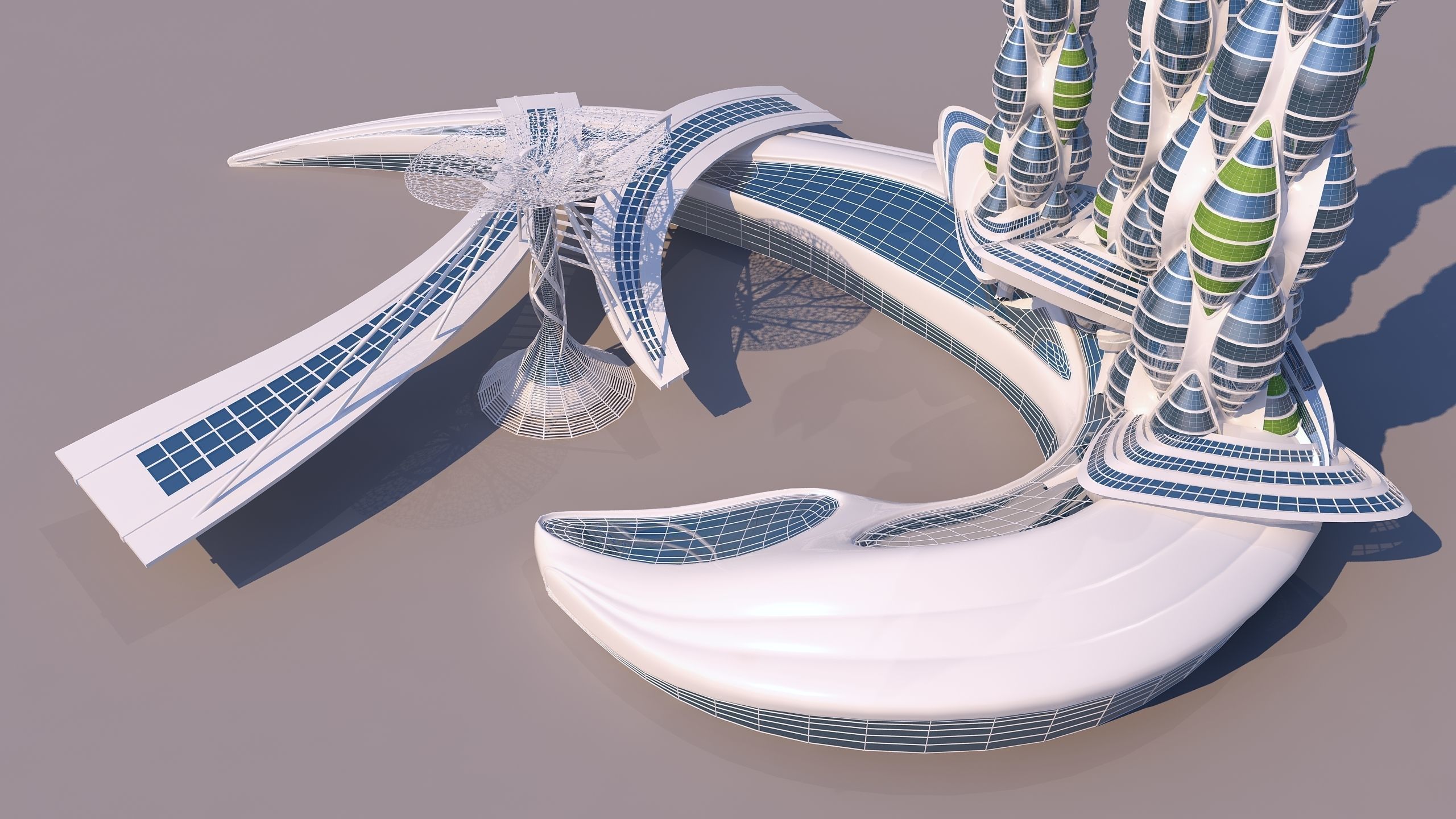 0200 - Organic Skyscraper Building 3D model | CGTrader