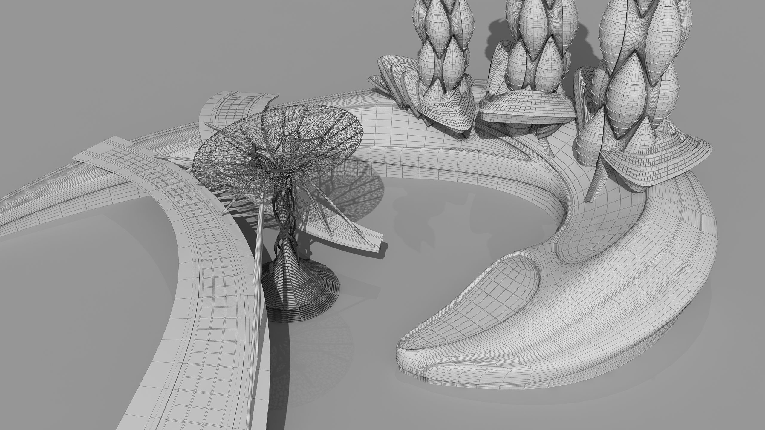 0200 - Organic Skyscraper Building 3D model | CGTrader