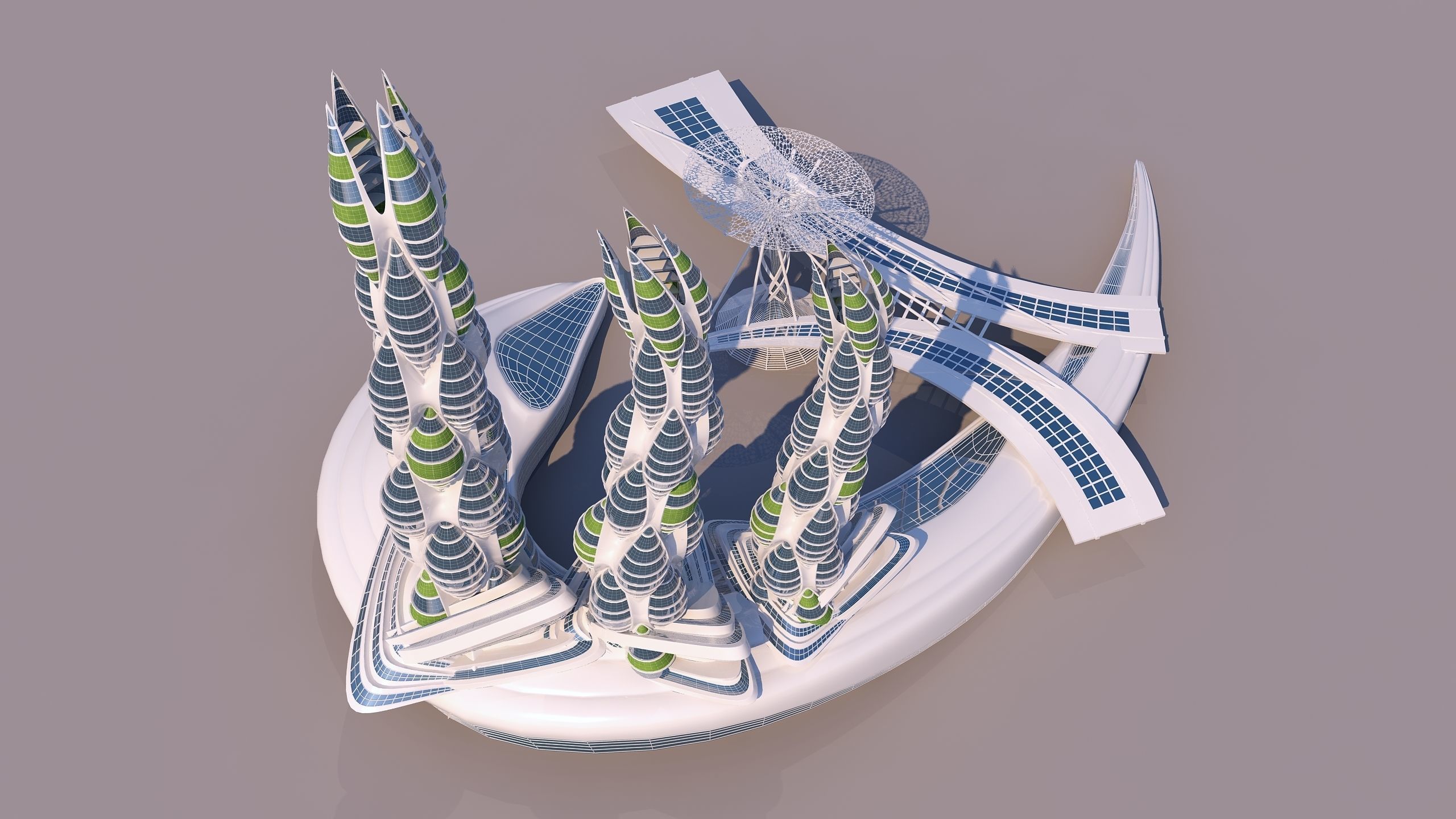 0200 - Organic Skyscraper Building 3D model | CGTrader