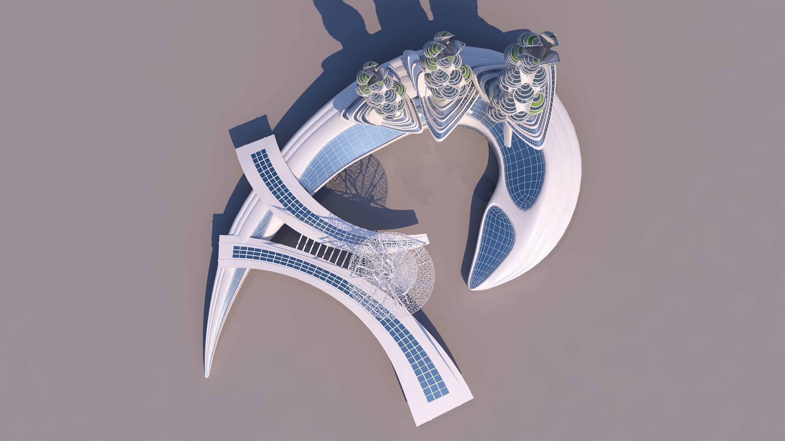 0200 - Organic Skyscraper Building 3D model | CGTrader