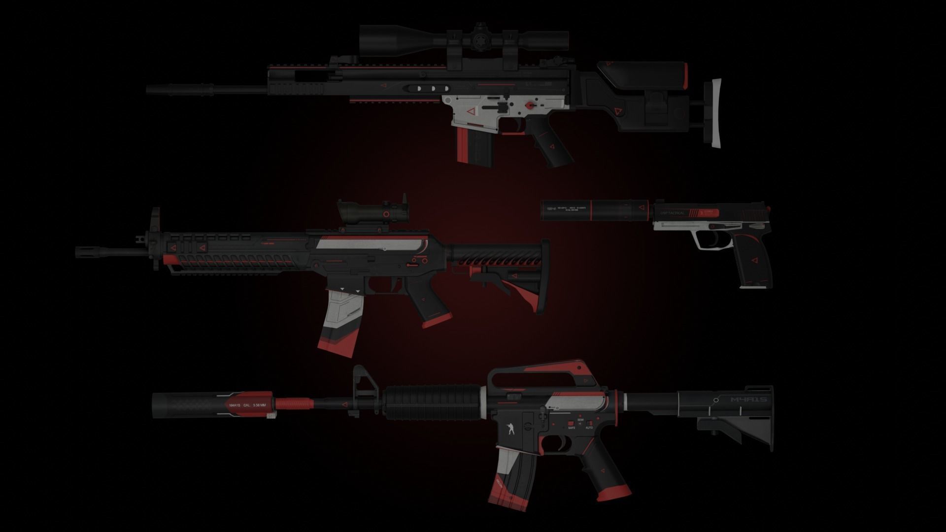 CS2 Cyrex Collection 3D model | CGTrader