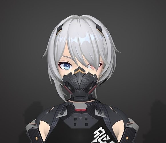 misuka 3D model animated rigged | CGTrader