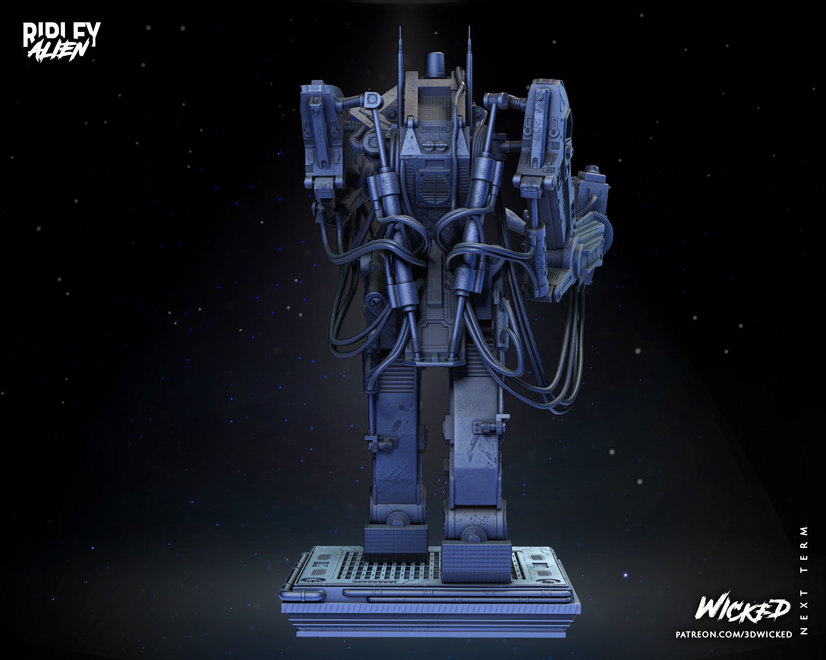 Wicked Power Loader and Ripley Sculpture Tested for 3d printing 3D ...