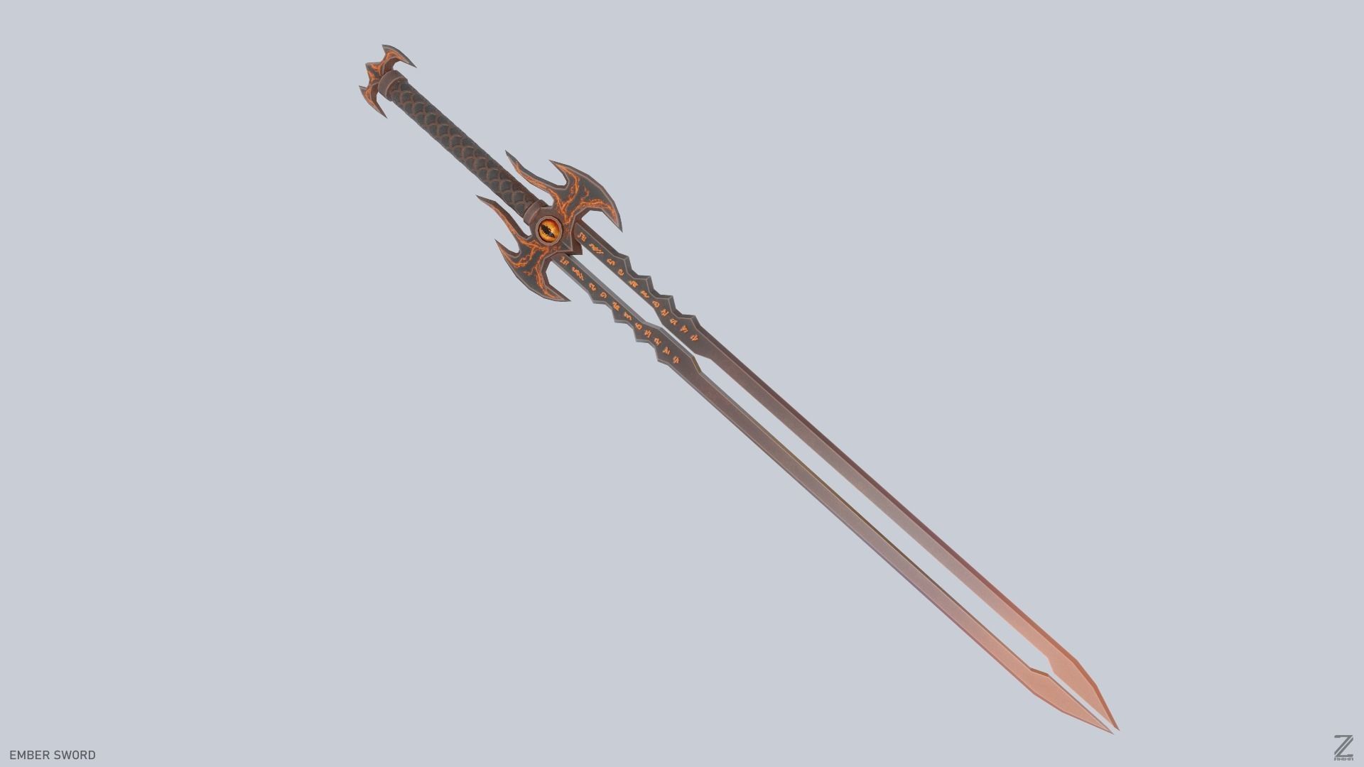 3D model Ember sword VR / AR / low-poly | CGTrader