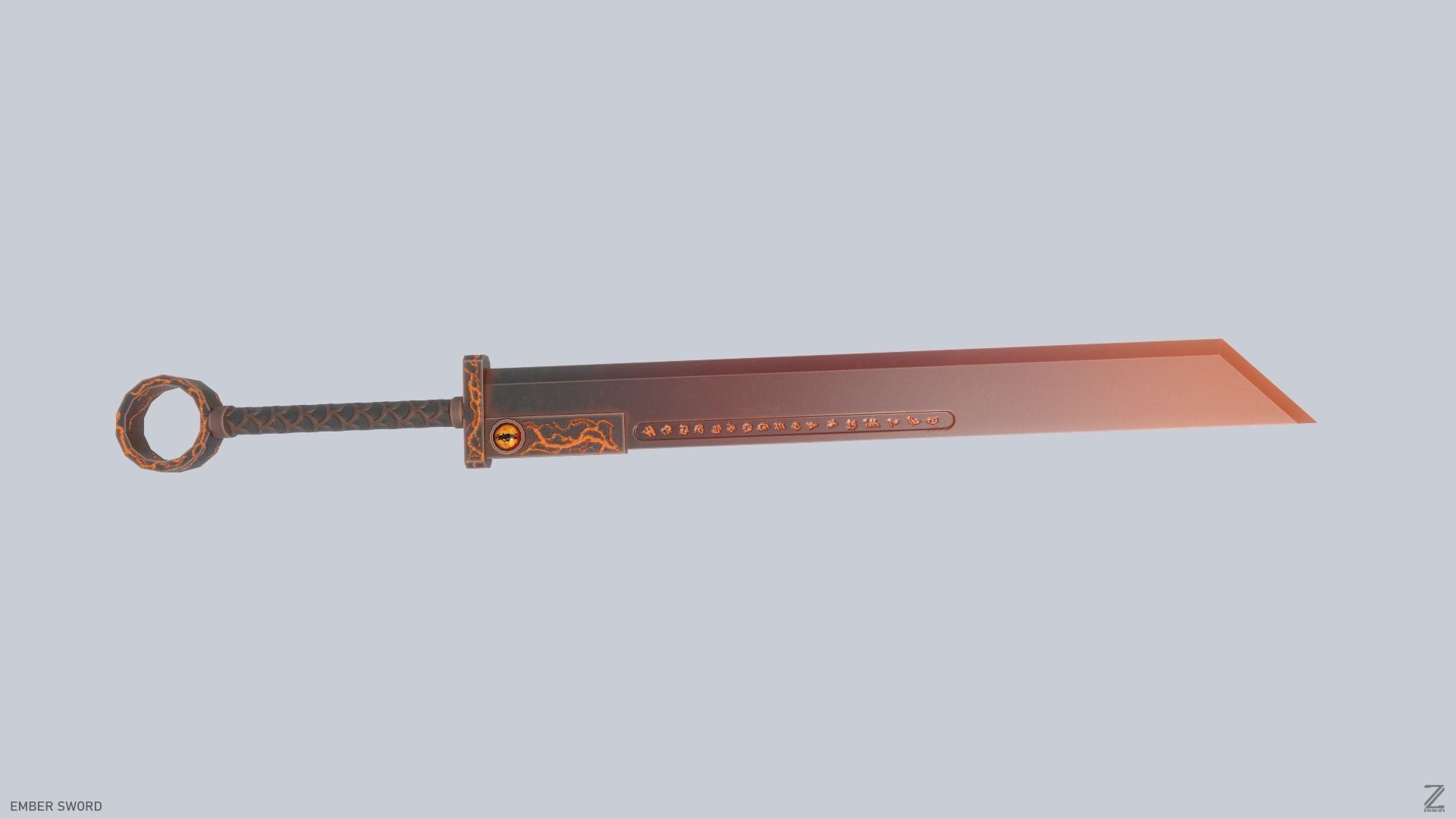3D model Ember sword VR / AR / low-poly | CGTrader