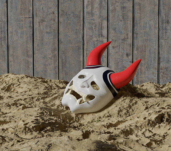 3D model Yamato mask One Piece VR / AR / low-poly | CGTrader