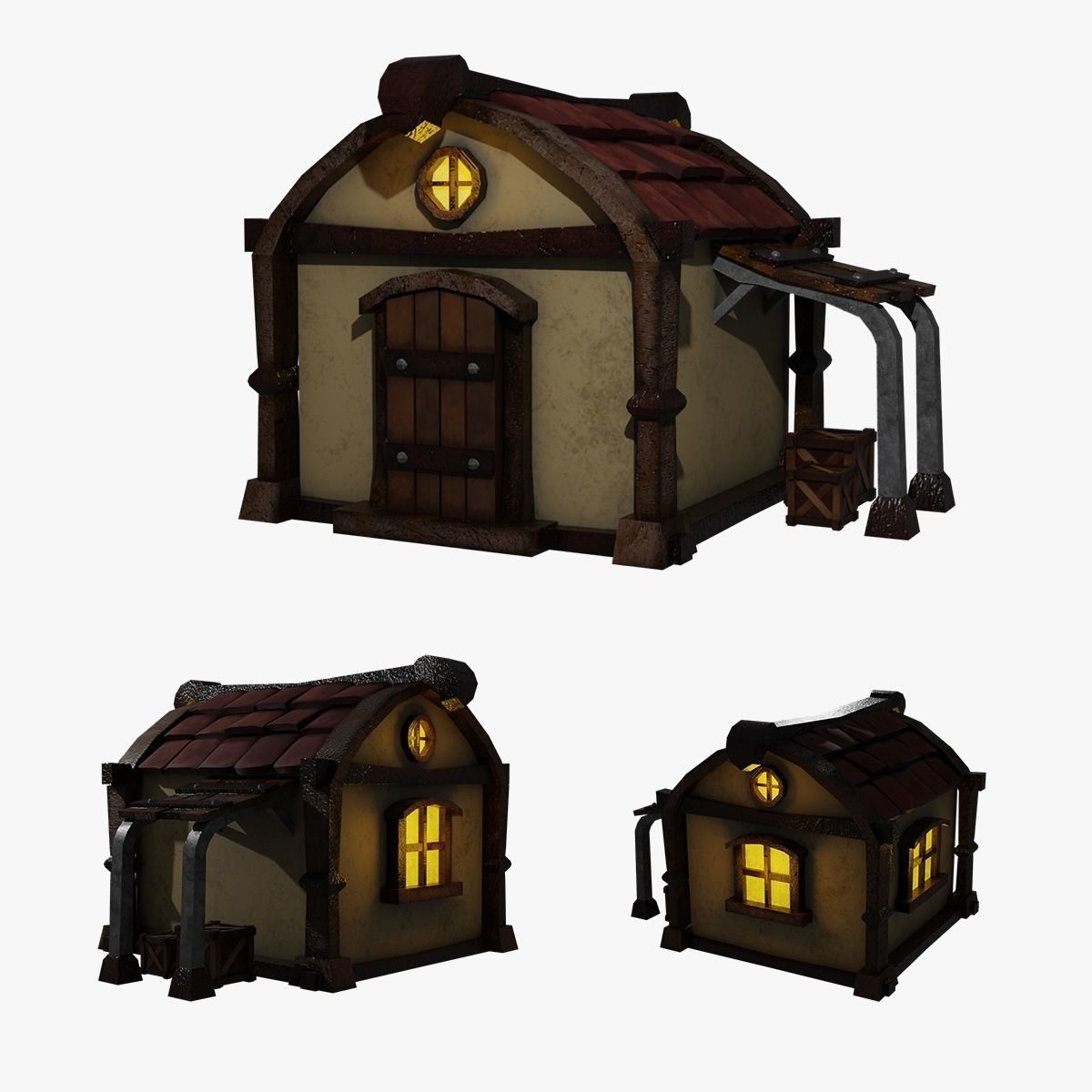 Stylized Middle-earth House free 3D model | CGTrader