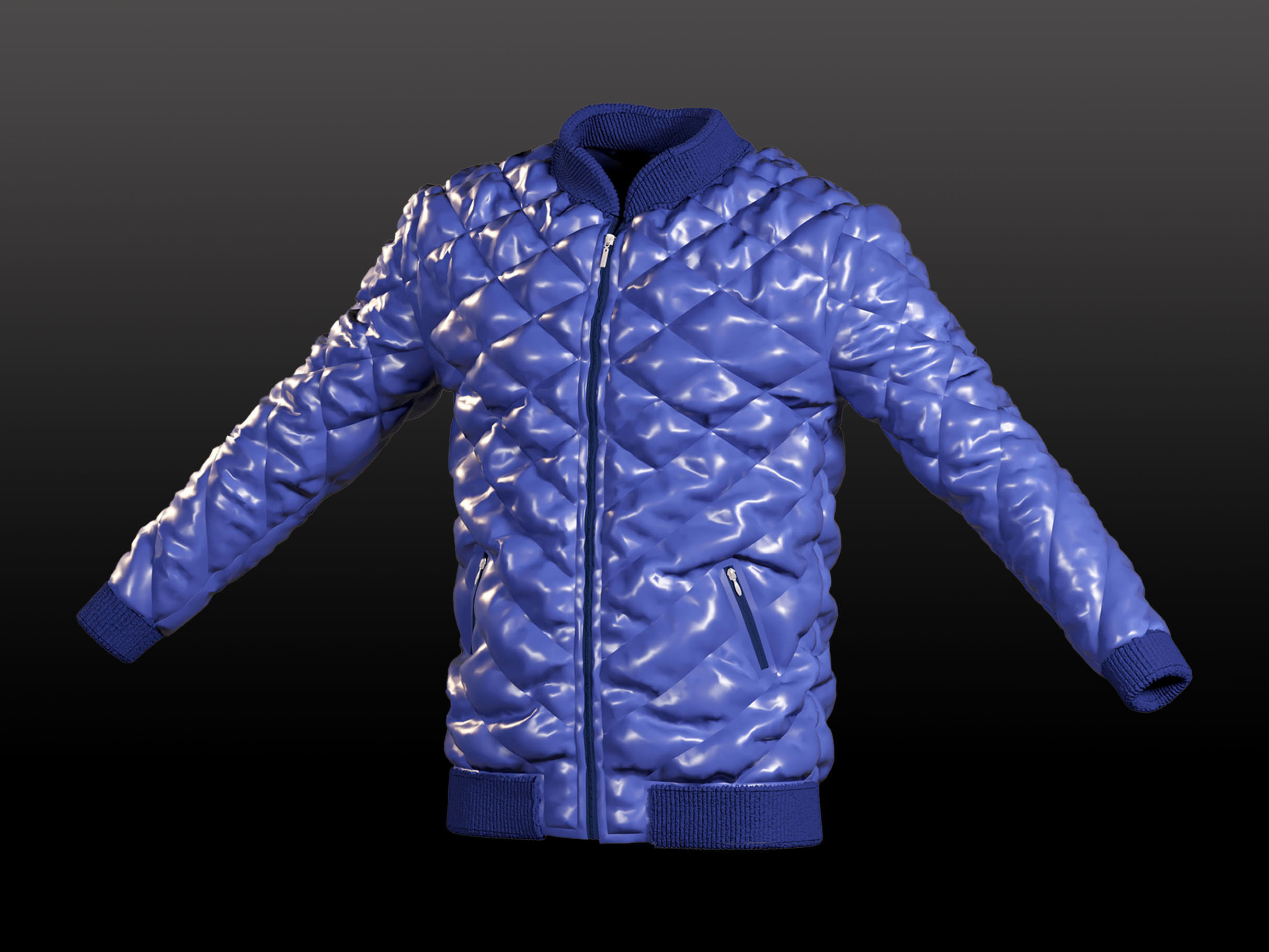 2 puffer jacket 3D model | CGTrader