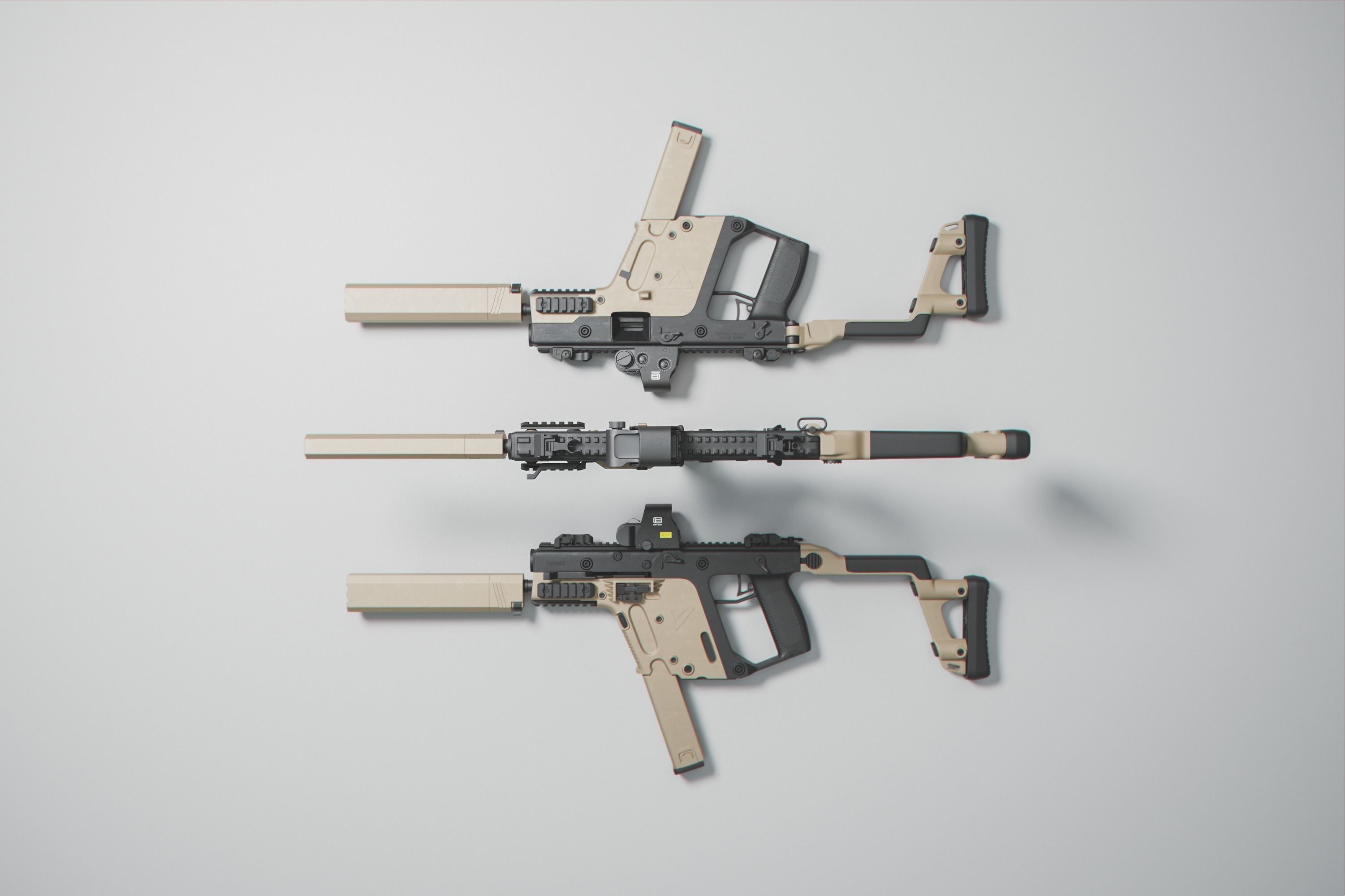 KRISS Vector - Rifle 3D model | CGTrader