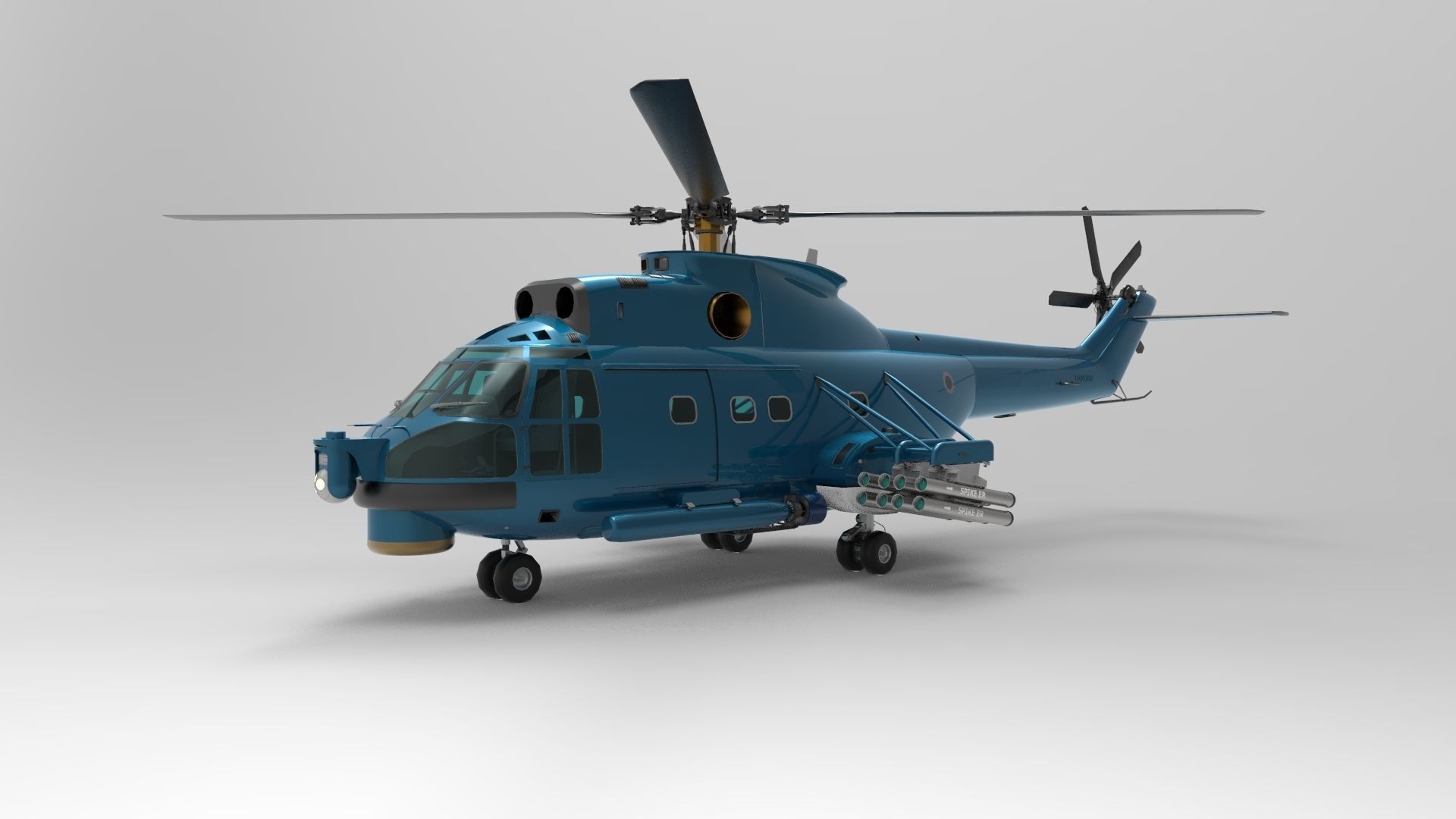 IAR 330 helicopter 3D model | CGTrader