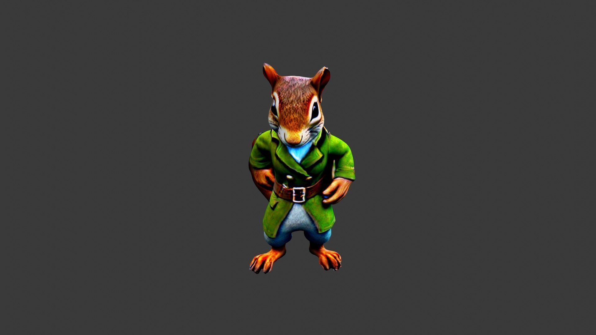 3D model Squirrel Man VR / AR / low-poly | CGTrader