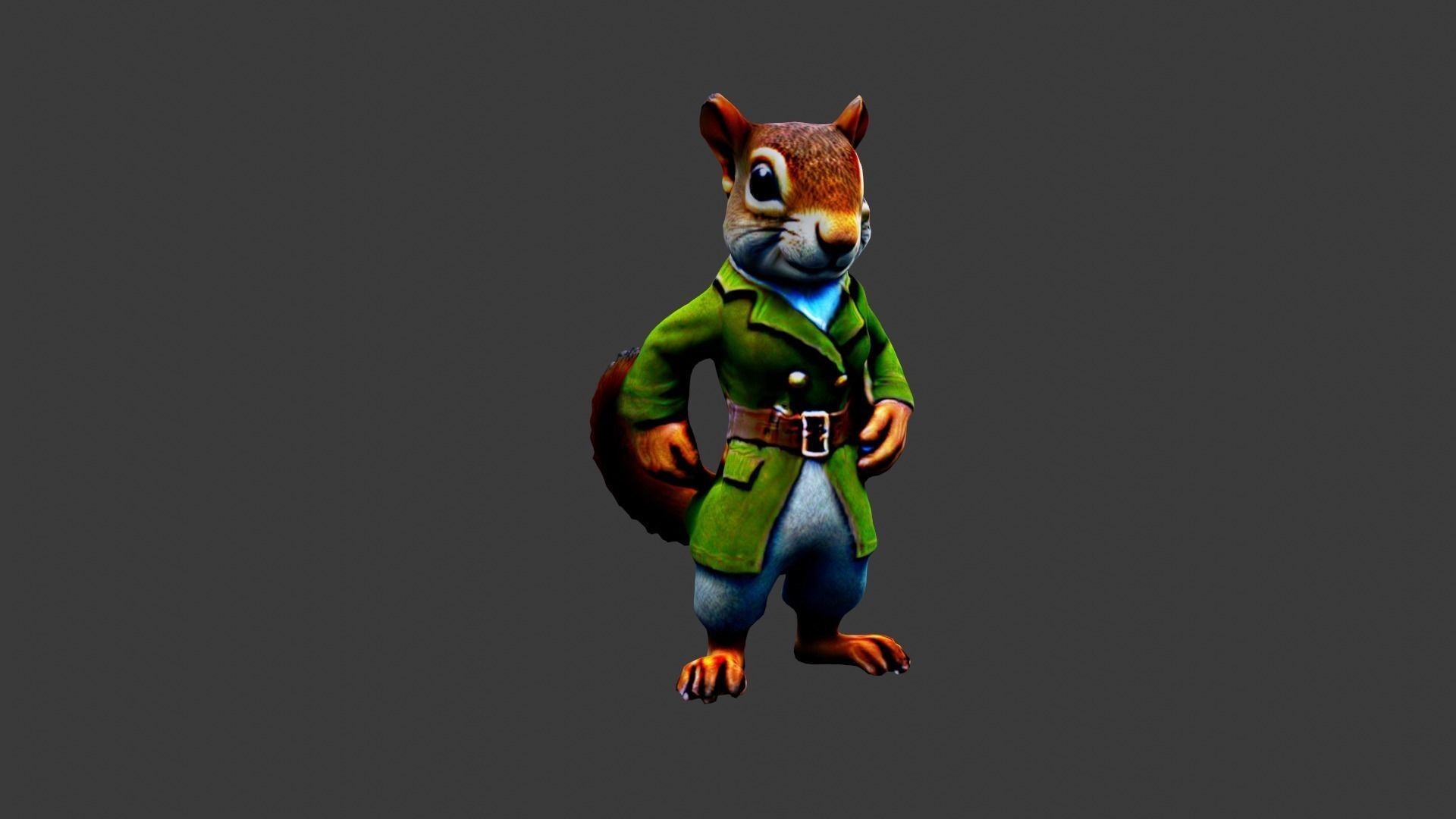 3D model Squirrel Man VR / AR / low-poly | CGTrader