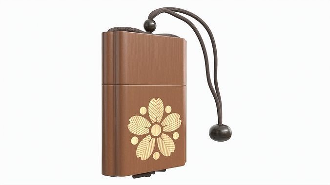 Japanese Inro Wooden Box 3D model | CGTrader