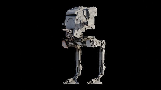 AT-ST First Order 3D model | CGTrader