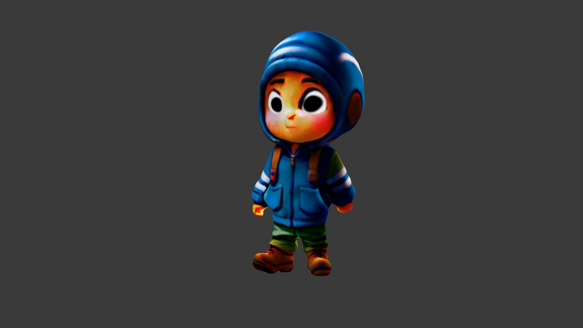 Boy Student 3D model | CGTrader