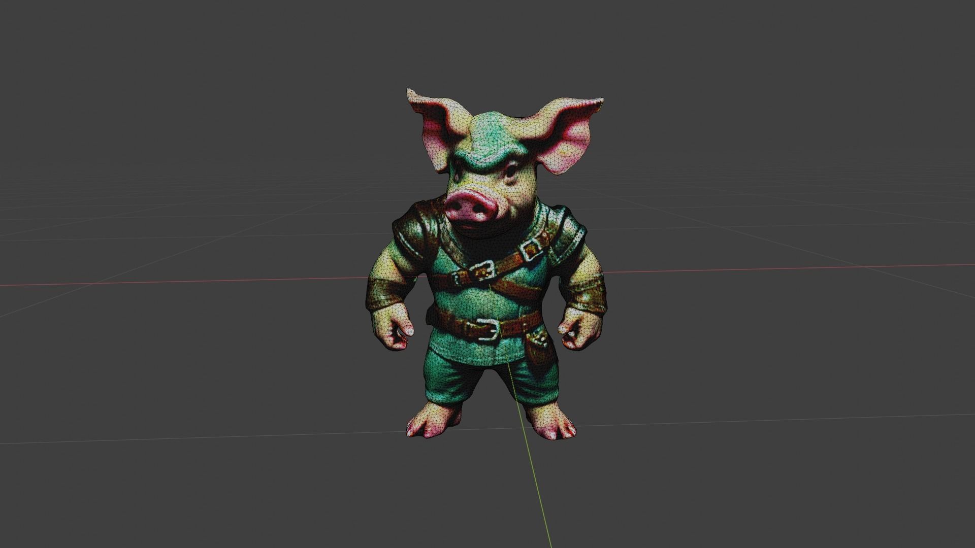 3D model Pig Man VR / AR / low-poly | CGTrader