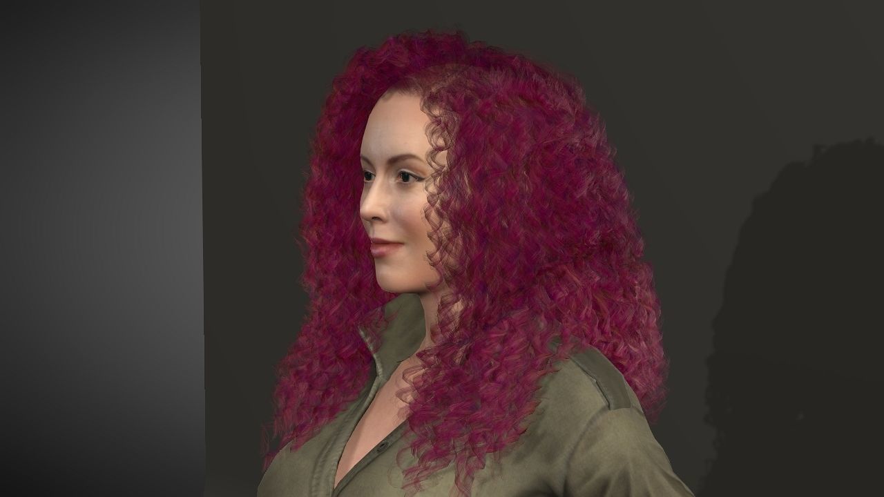 3D model Alyssa Milano VR / AR / low-poly | CGTrader