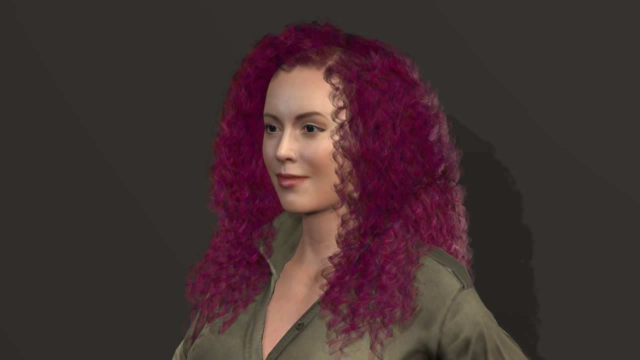 3D model Alyssa Milano VR / AR / low-poly | CGTrader