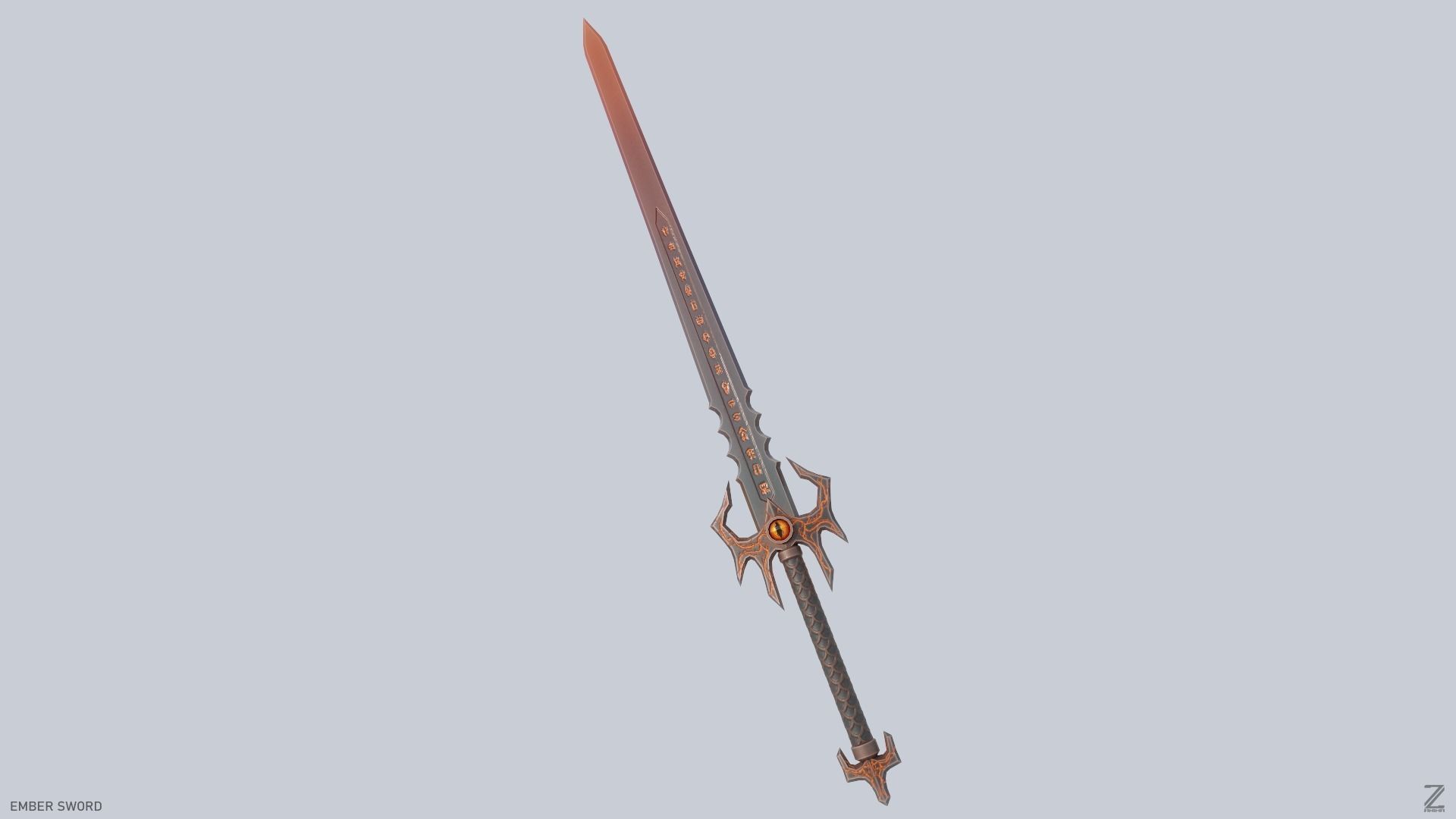 3D model Ember sword VR / AR / low-poly | CGTrader