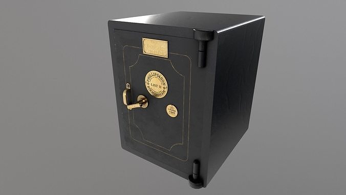 3D model Old Safe VR / AR / low-poly | CGTrader