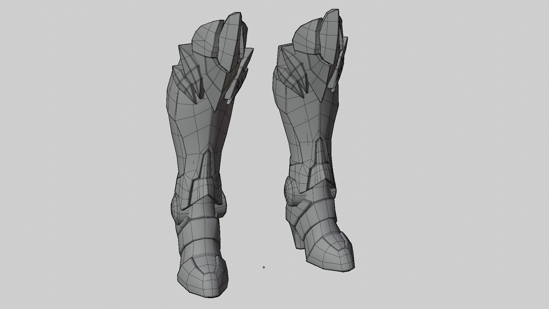3D model Cyborg scifi leg armor armor female VR / AR / low-poly | CGTrader