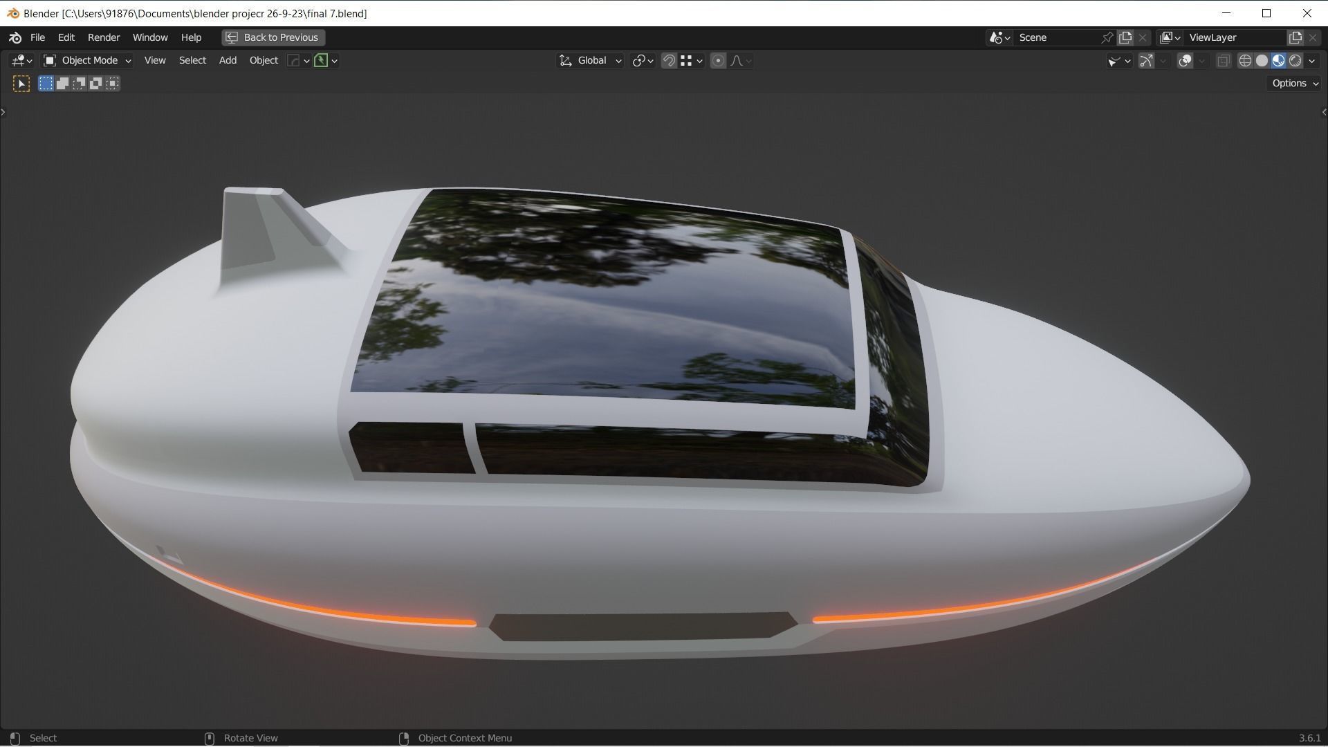 Spaceship Sci-Fi 3D model 3D model | CGTrader