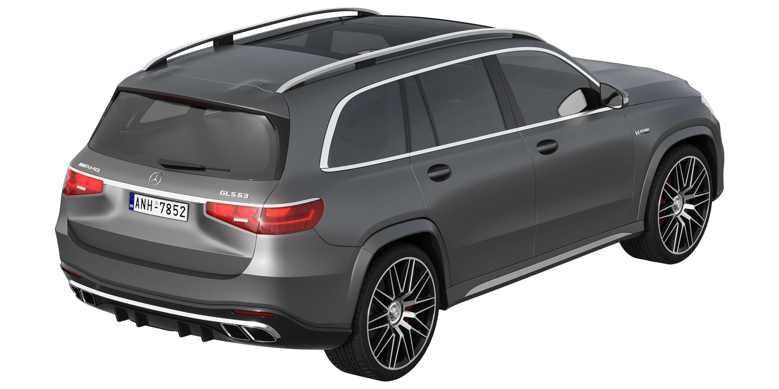 Mercedes-Benz GLS63 AMG 2024 3D model | CGTrader
