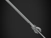 Genshin Impact Primordial Jade Cutter Sword for Cosplay 3D model 3D ...