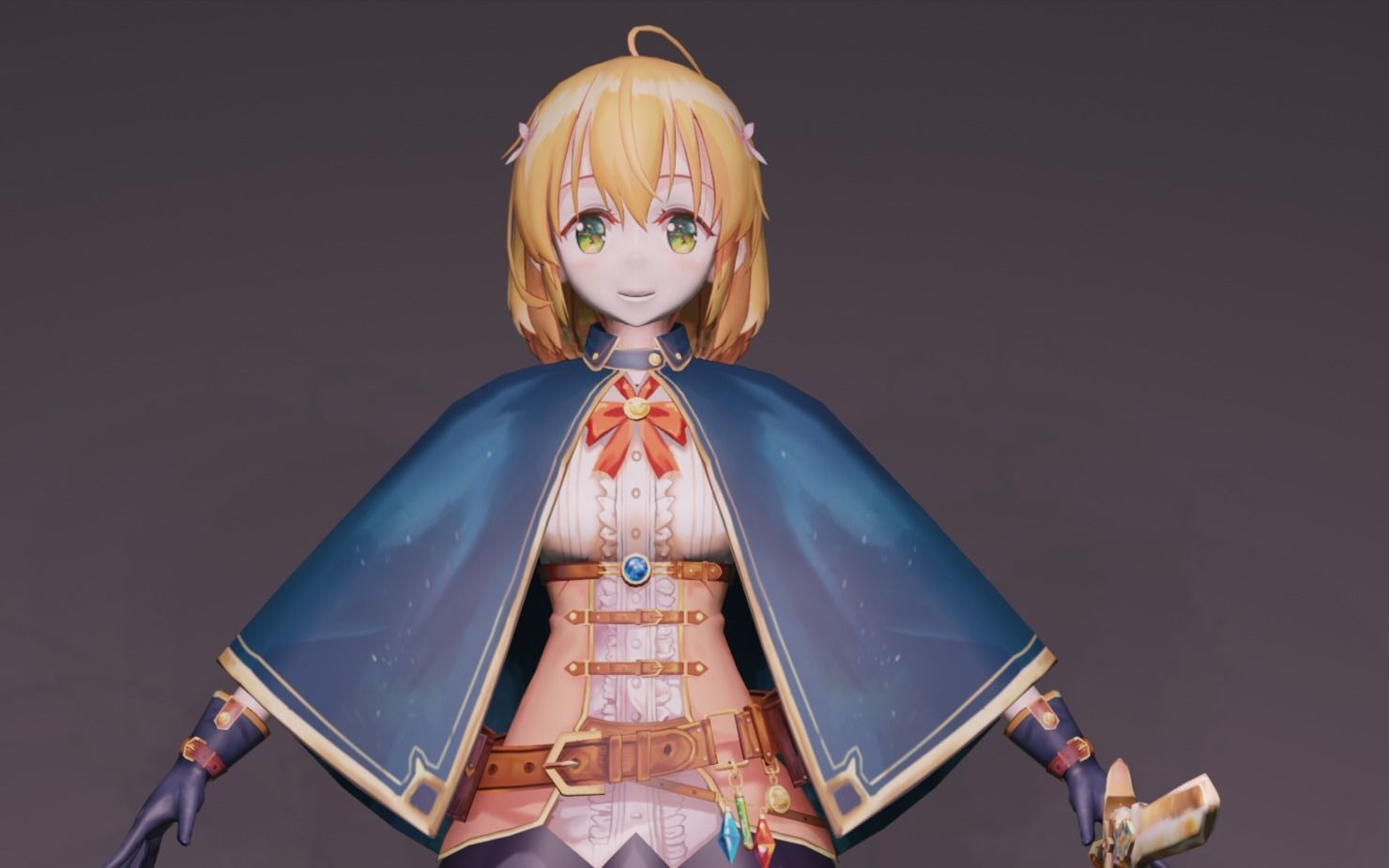 Anime Character - Celeste 3D model | CGTrader