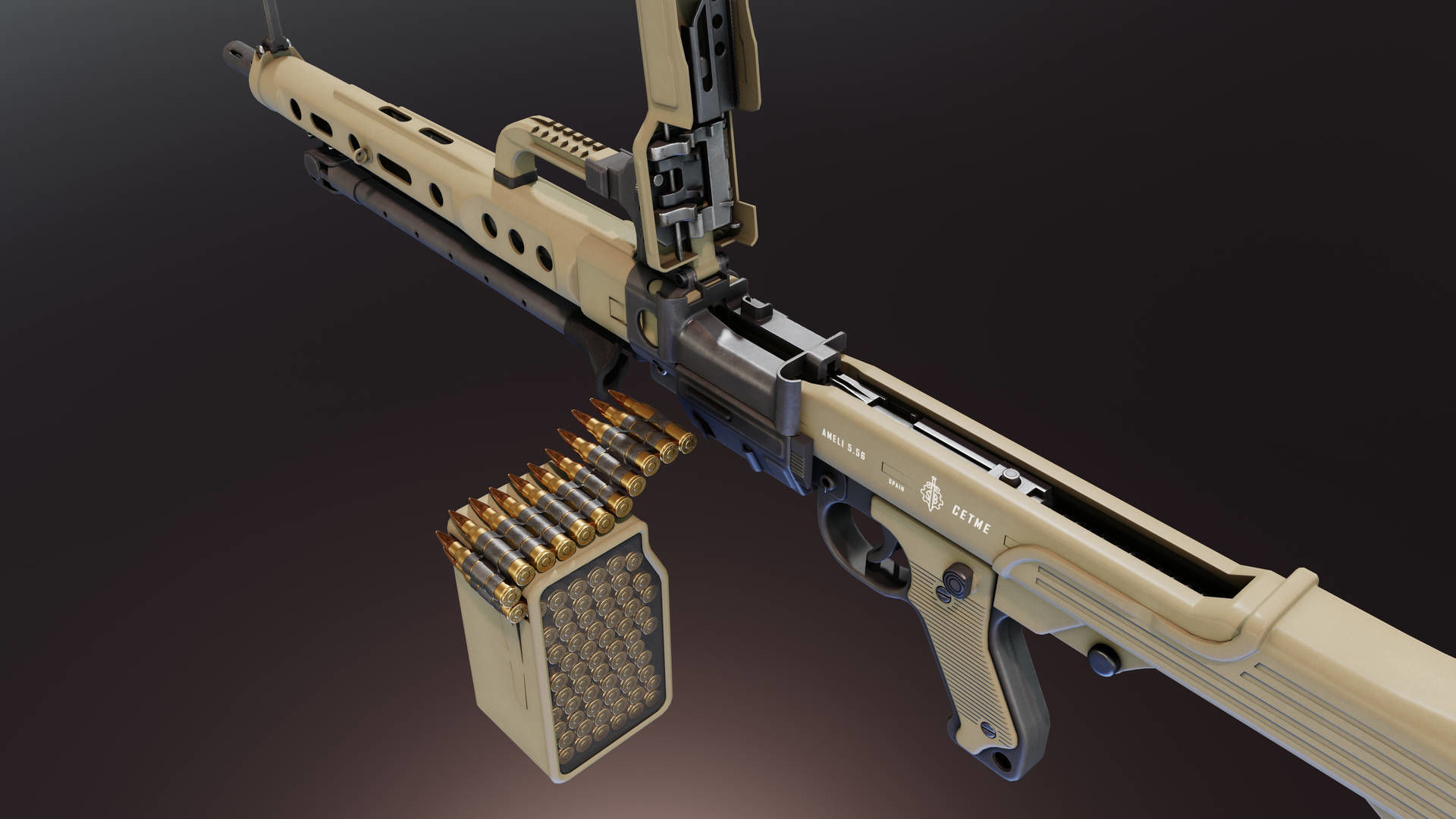 3D model CETME Ameli LMG VR / AR / low-poly | CGTrader