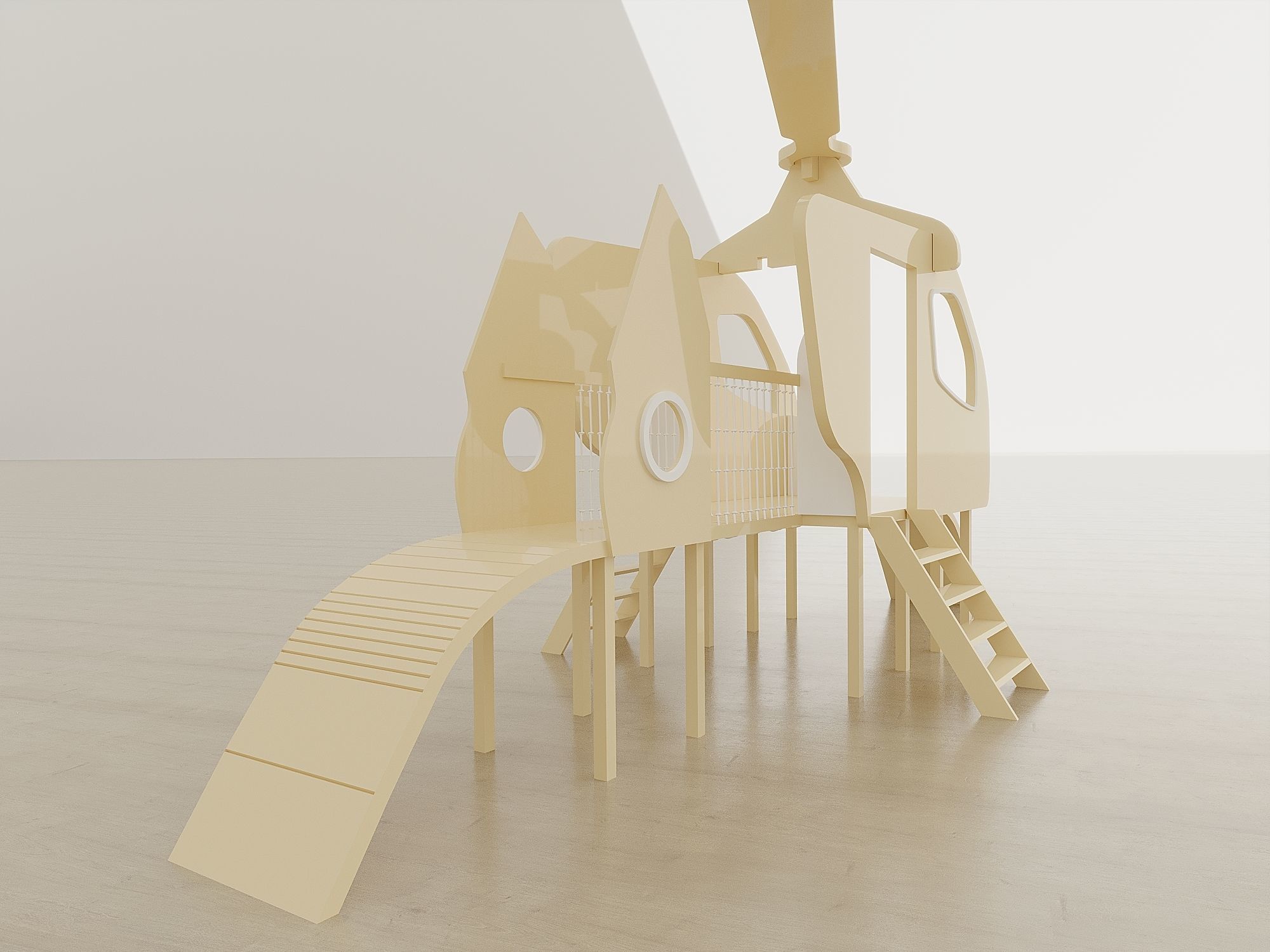 Sliding free 3D model | CGTrader