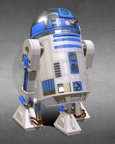 R2 D2 Model 3D model | CGTrader