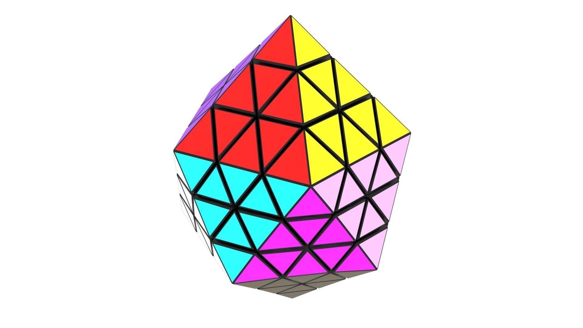 Astrominx Set 3D model | CGTrader