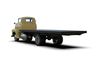 STL files Hauler Cab Over Engine longbed flatbed truck COE 3D model 3D ...