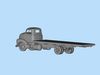 STL files Hauler Cab Over Engine longbed flatbed truck COE 3D model 3D ...