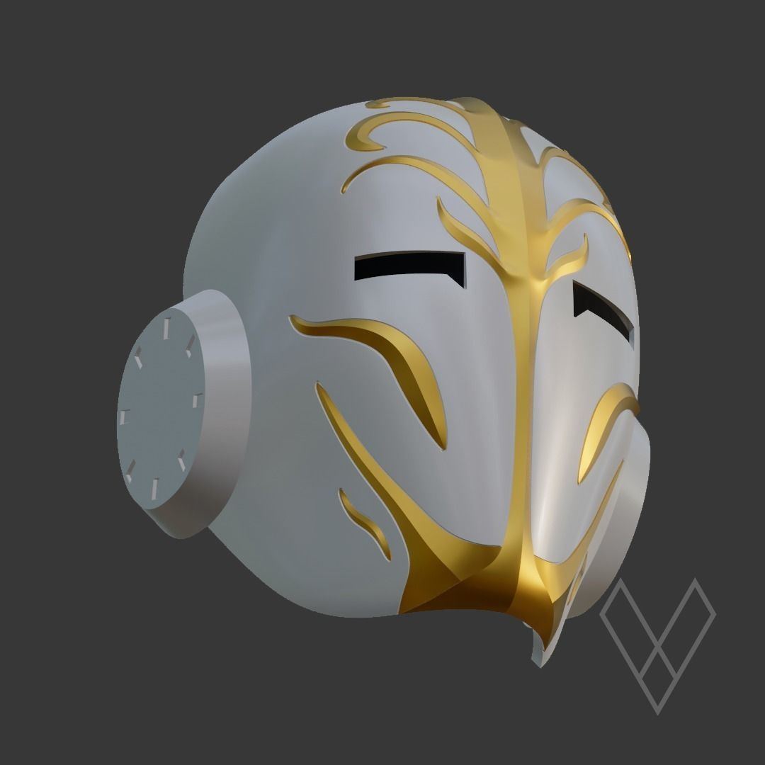 Jedi Temple Guard mask 3D model 3D printable | CGTrader