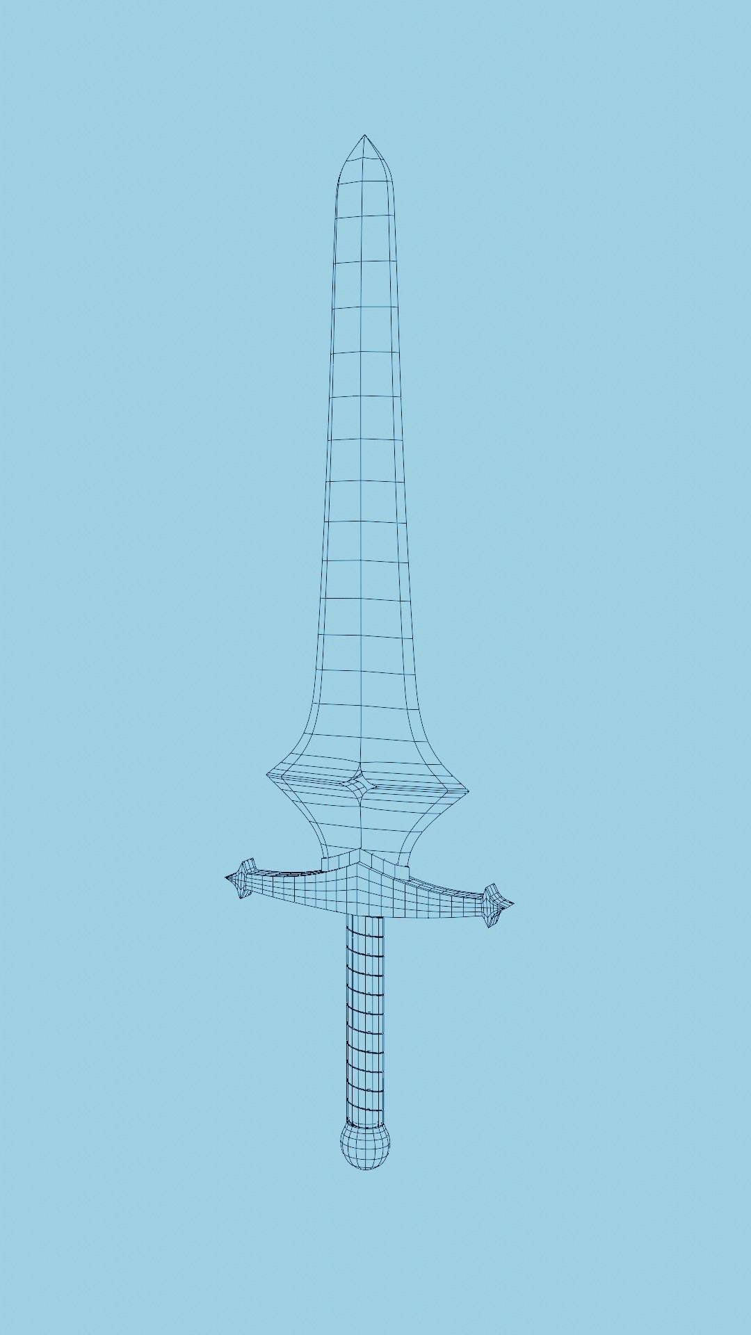 3D model Low Poly RPG Fantasy Star Sword 3D model VR / AR / low-poly ...