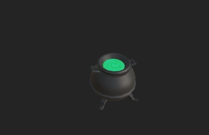 3D model Cauldron VR / AR / low-poly | CGTrader
